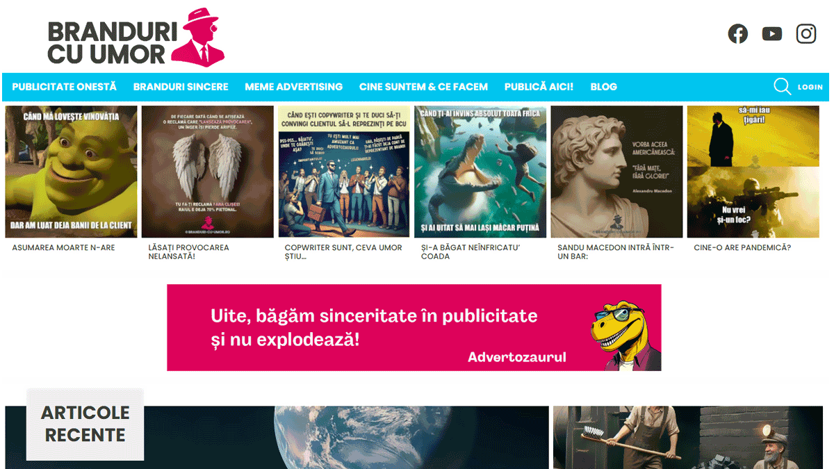 Branduri Cu Umor ® |Băgăm sinceritate-n publicitate și nu explodează!